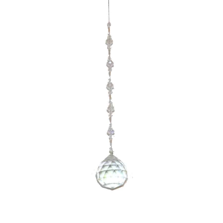 Light Catcher, Lead Glass Crystal Ball Mobile - heART at Work