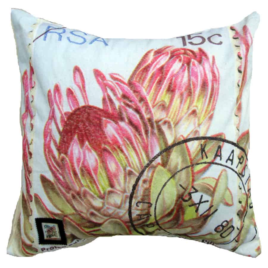RSA Stamp Protea Cushion Covers - heART at Work